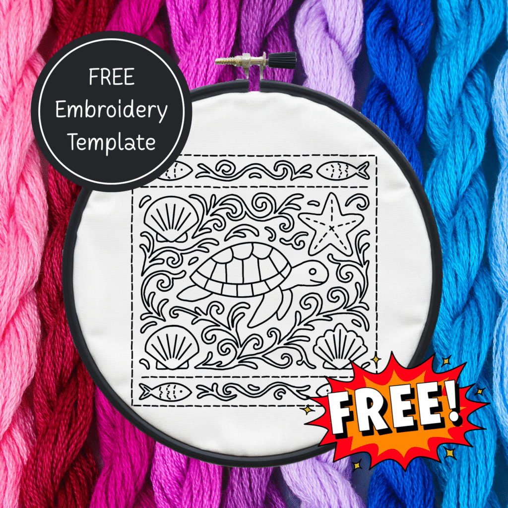 The Origins of Kantha Embroidery + Free Pattern - Nana Bumblebee